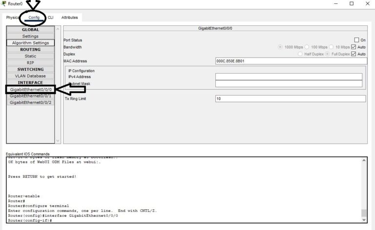 How To Configure Two Routers In Cisco Packet Tracer Static Route Configuration On Cisco